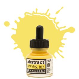 Sennelier Abstract Acrylic Ink - Naples Yellow, 30ml | Jerry's Artarama