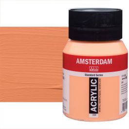 Amsterdam Standard Series Acrylic Paint - Naples Yellow Red, 500ml Jar ...