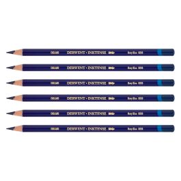Derwent Inktense Pencil - Navy Blue (Box of 6) | Jerry's Artarama