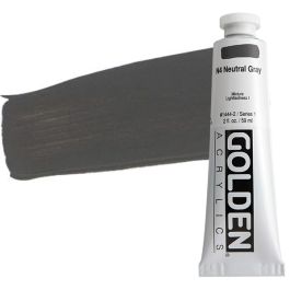 GOLDEN Heavy Body Acrylics - Neutral Grey No. 4, 2oz Tube | Jerry's ...