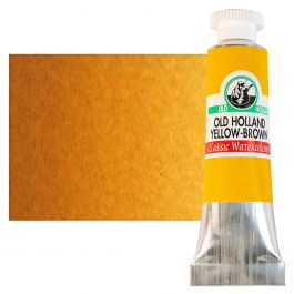 Old Holland Classic Watercolor 18ml - Old Holland Yellow Brown | Jerry ...