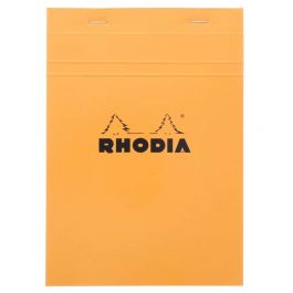 Rhodia Graph Orange Notepad 6 x 8 1/4 in Top Staple 80-Sheet | Jerry's ...