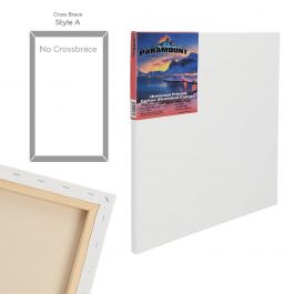 Paramount PRO Cotton 8" x 8" Stretched Canvas, 11/16" Deep (Single ...