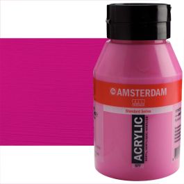 Amsterdam Standard Series Acrylic Paint - Permanent Red Violet Light, 1 Liter Jar | Jerry's Artarama