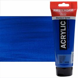 Amsterdam Standard Series Acrylic Paint - Phthalo Blue, 250ml Tube ...