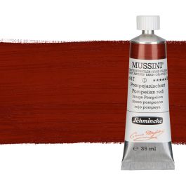Schmincke Mussini Oil Color 35ml - Pompeiian Red | Jerry's Artarama