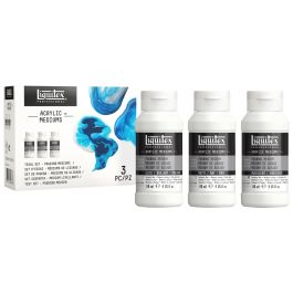 Liquitex Pouring Medium Trial 4 oz Set of 3 | Jerry's Artarama