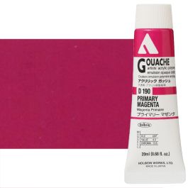 Holbein Acrylic Gouache 20 ml Primary Magenta | Jerry's Artarama