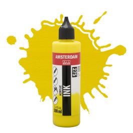 Amsterdam Acrylic Ink - Primary Yellow, 100ml | Jerry's Artarama