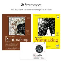 Strathmore 300, 400 & 500 Printmaking Pads & Sheets | Jerry's Artarama