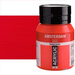 Amsterdam Standard Series Acrylic Paint - Pyrrole Red, 500ml Jar ...