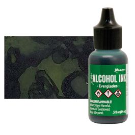 Tim Holtz Alcohol Ink - Everglades, 1/2oz Bottle | Jerry's Artarama