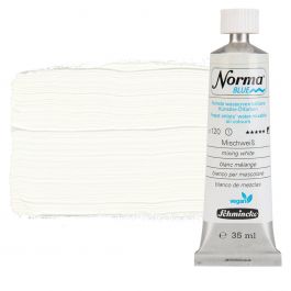 Norma Blue Water-Mixable Oil Color - Mixing White, 35ml Tube | Jerry's ...