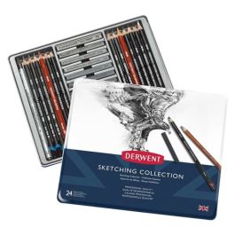 Derwent Sketching Collection Tin Set of 24 | Jerry's Artarama