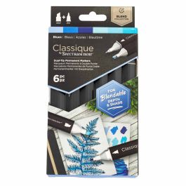 Spectrum Noir Classique Marker Blues Set of 6 | Jerry's Artarama