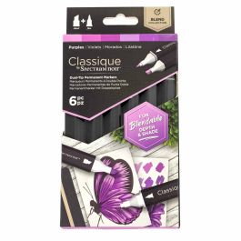 Spectrum Noir Classique Marker Purples Set of 6 | Jerry's Artarama