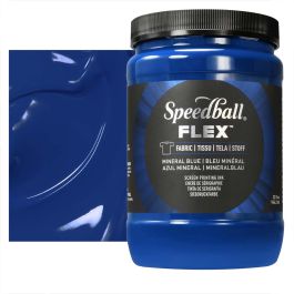 Speedball Flex Fabric Screen Print Ink - Mineral Blue, 32oz | Jerry's ...