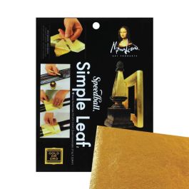 Speedball Mona Lisa Gold Leafing Simple Leaf Gold 18 Pack 5.5x5.5 ...