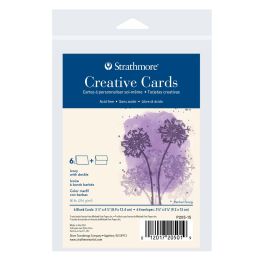 Strathmore Blank Greeting Cards and Envelopes 3.5"x4.875" - Ivory (Pack ...