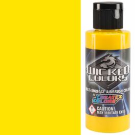 Wicked Air Airbrush Colors Yellow 2oz | Jerry's Artarama