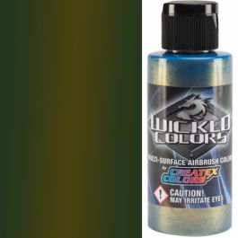 Wicked Air Airbrush Colors Pearlized Fastback Green 2oz | Jerry's Artarama