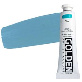 GOLDEN Heavy Body Acrylics - Teal, 2oz Tube | Jerry's Artarama
