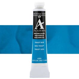 Grumbacher Academy Watercolor, Thalo Blue - 7.5 ml Tube | Jerry's Artarama
