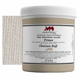 Michael Harding Non-Absorbent Acrylic Primer - Titanium Buff, 2.5 ...