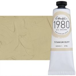 Gamblin 1980 Oil Colors - Titanium Buff, 37ml Tube | Jerry's Artarama