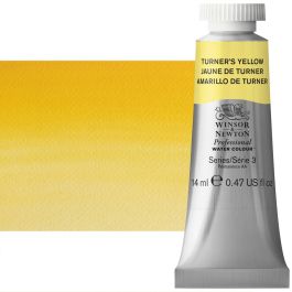 Winsor & Newton Professional Watercolor - Turner's Yellow, 14ml Tube ...