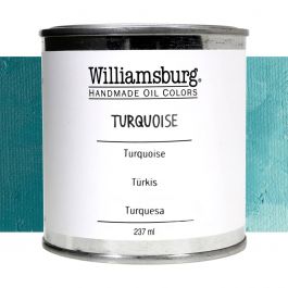 Williamsburg Handmade Oil Paint - Turquoise, 237ml Can | Jerry's Artarama