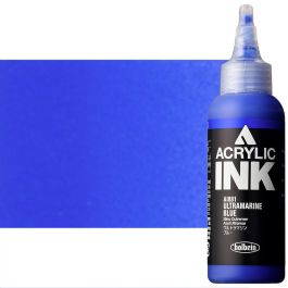 Holbein Acrylic Ink - Ultramarine Blue, 100ml | Jerry's Artarama