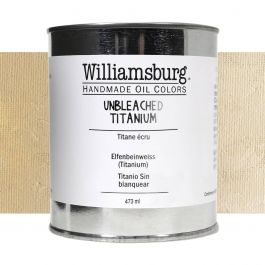 Williamsburg Handmade Oil Paint - Unbleached Titanium, 473ml Can ...