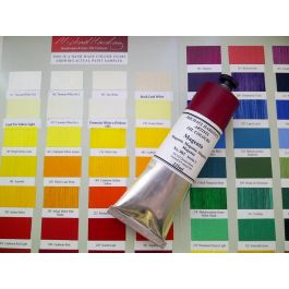 Michael Harding Oil Color - Handmade Color Chart | Jerry's Artarama