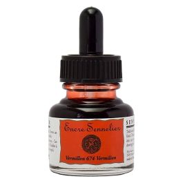 Sennelier Shellac Ink 30 ml Vermilion | Jerry's Artarama