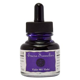 Sennelier Shellac Ink 30 ml Violet | Jerry's Artarama