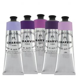 Charvin Fine Oil Colors Violets Set of 5 (150ml) | Jerry's Artarama