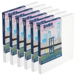 SoHo Select Stretched Watercolor Paper 5/8" Deep 140lb Hot Press 6"x6 ...