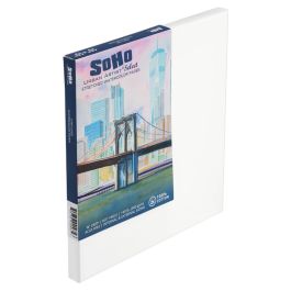 SoHo Select Stretched Watercolor Paper 5/8" Deep 140lb Hot Press 6"x6 ...