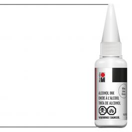 Marabu Alcohol Ink White (070) 20ml | Jerry's Artarama
