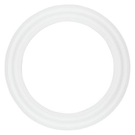 Ambiance Round Frame - White, 5" Diameter | Jerry's Artarama