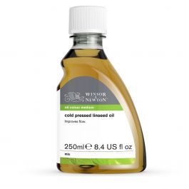 Winsor & Newton Cold Pressed Linseed Oil, 250ml (8.45oz) Bottle | Jerry ...