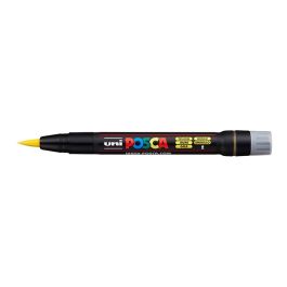 Posca Acrylic Paint Marker 1-10 mm Soft Brush Tip, Yellow | Jerry's ...