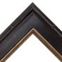 Museum Plein Aire Frame - Antique Black w/ Gold Liner, 18" x 24 ...