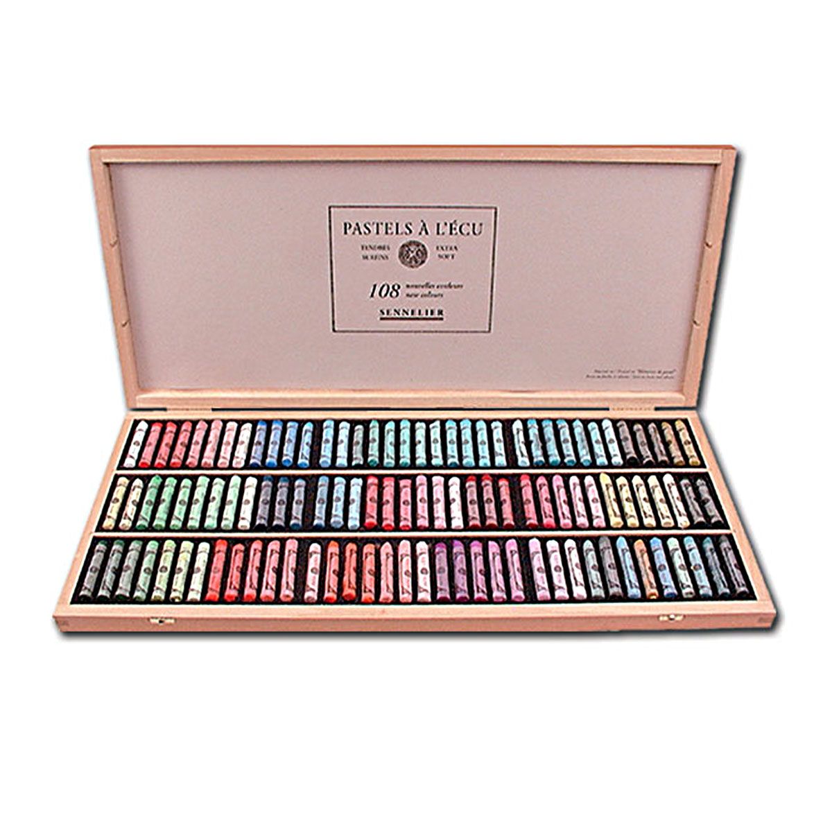 Sennelier Extra Soft Pastel Standard Wood Box Set Portrait Colors (Set ...
