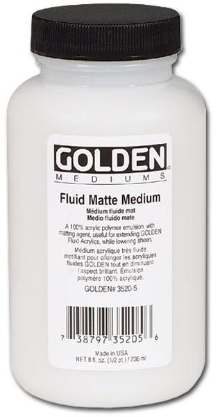 Golden Matte Mediums Matte 8 oz | Jerry's Artarama