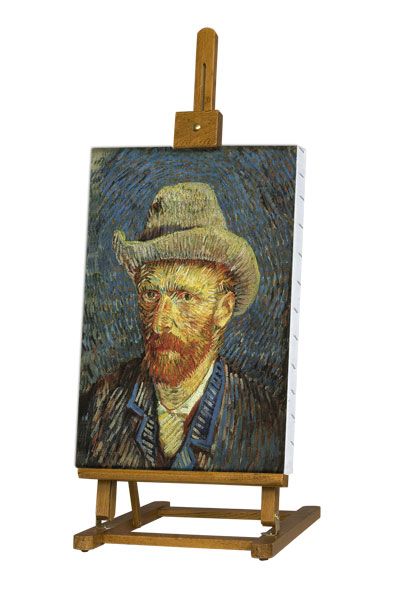 Creative Mark Van Gogh Wood Table & Display Easel Walnut | Jerry's Artarama