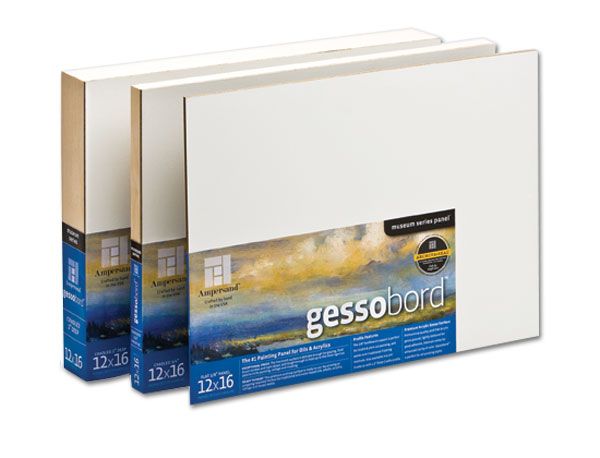 Ampersand Museum Series Gessobord Panels 1/8" Single Flat Panel 10" x ...