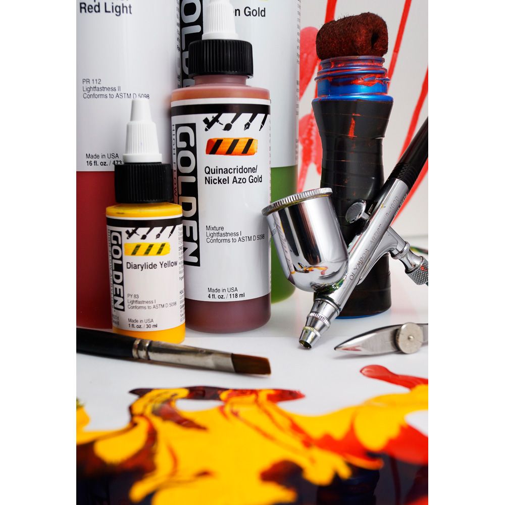 GOLDEN High Flow Acrylics - Super-fluid Paint | Jerry's Artarama