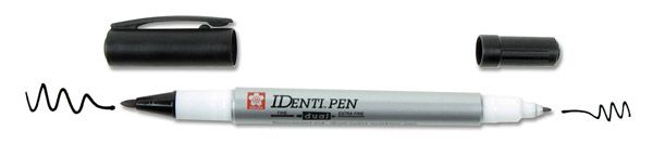 Sakura, IDenti-Pen, Black (Box of 12) | Jerry's Artarama